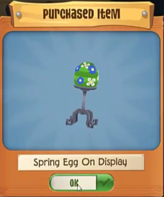 Spring Egg On Display | Animal Jam Wiki | Fandom