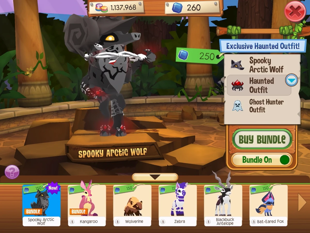 Spooky Arctic Wolf Bundle | Animal Jam Wiki | Fandom
