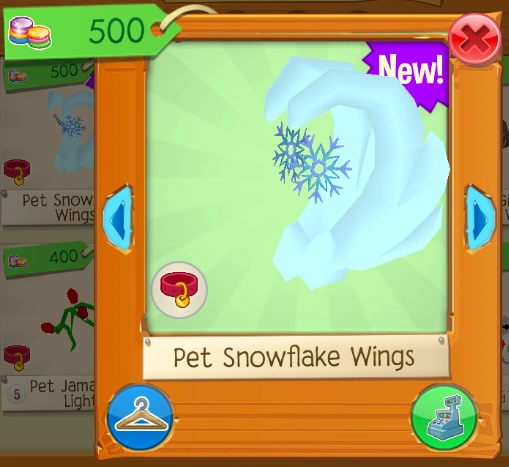 Pet Snowflake Wings | Animal Jam Wiki | Fandom