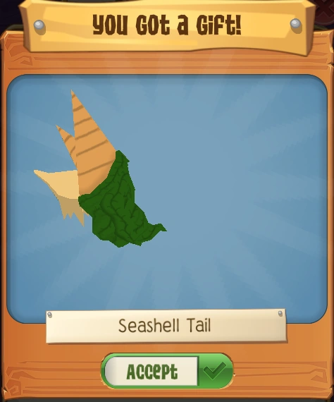 Seashell Tail | Animal Jam Wiki | Fandom