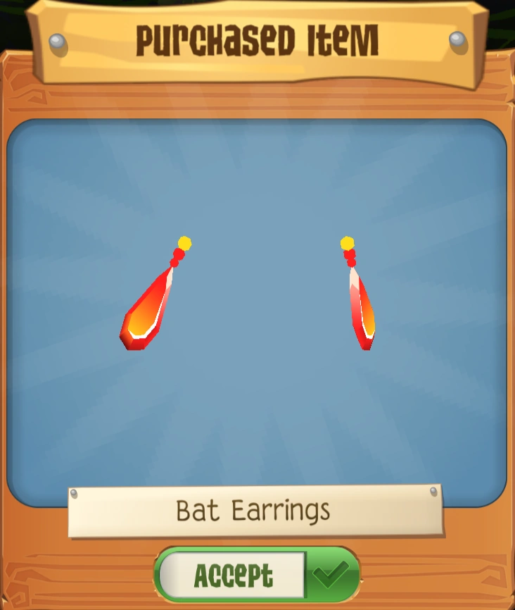 Bat Earrings | Animal Jam Wiki | Fandom