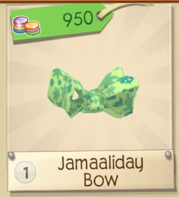 Jamaaliday Bow | Animal Jam Wiki | Fandom