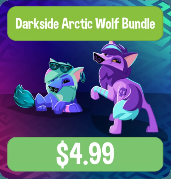 Darkside Arctic Wolf Bundle | Animal Jam Wiki | Fandom