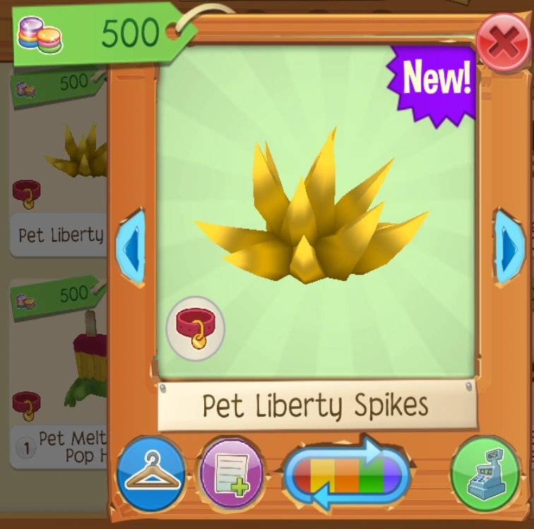 Pet Liberty Spikes | Animal Jam Wiki | Fandom