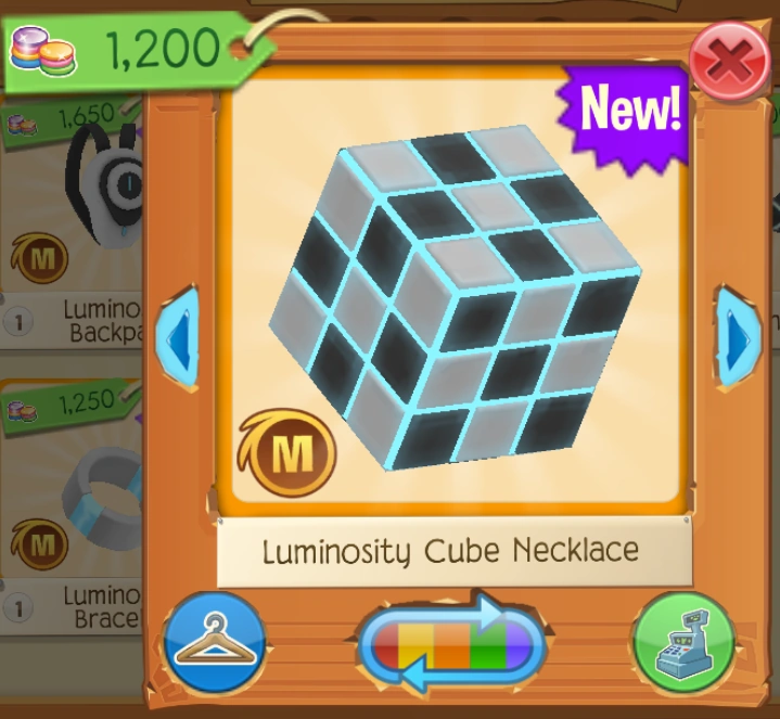 Luminosity Cube Necklace | Animal Jam Wiki | Fandom