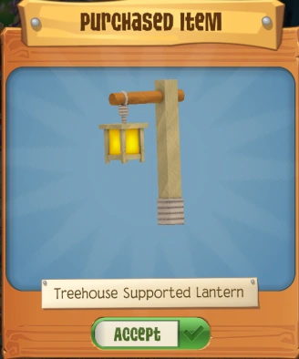 Treehouse Supported Lantern | Animal Jam Wiki | Fandom