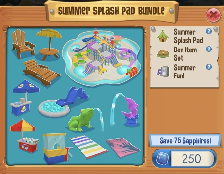 Summer Splash Pad Bundle | Animal Jam Wiki | Fandom