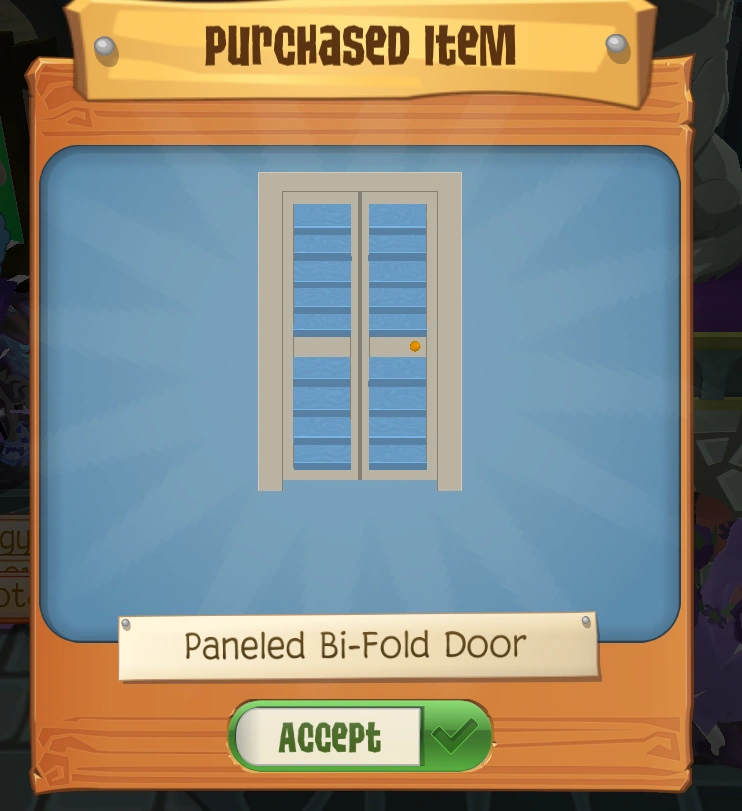 Paneled Bi-Fold Door | Animal Jam Wiki | Fandom