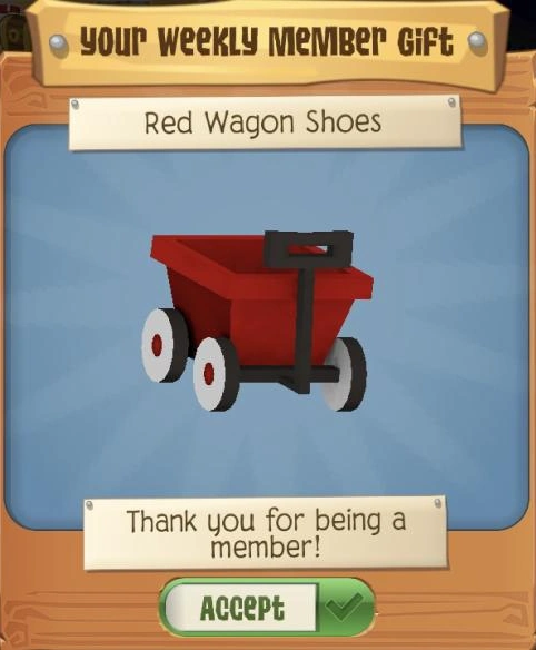 Red Wagon Shoes | Animal Jam Wiki | Fandom