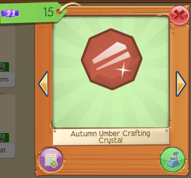 Autumn Umber Crafting Crystal | Animal Jam Wiki | Fandom