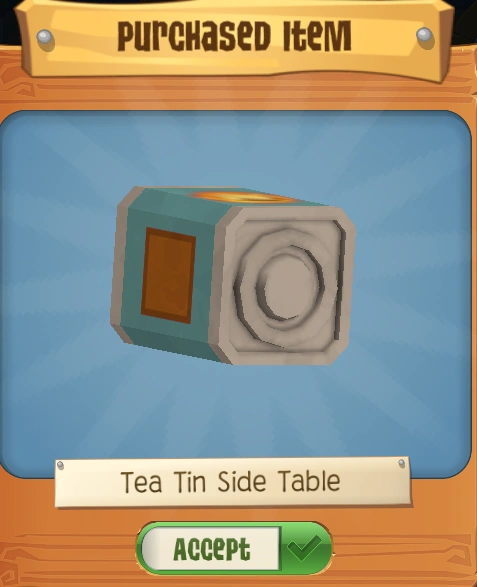 Tea Tin Side Table | Animal Jam Wiki | Fandom