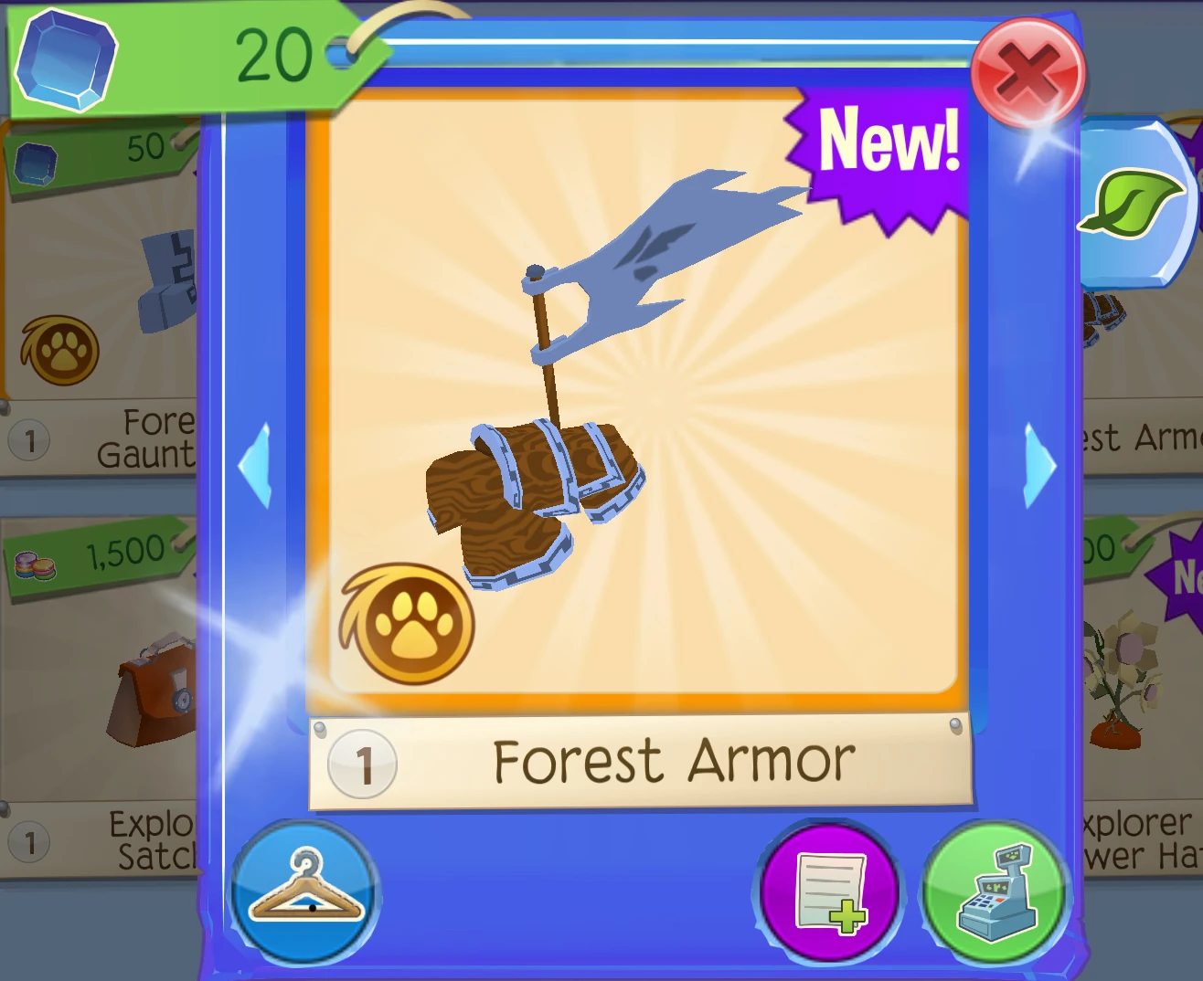 Forest Armor | Animal Jam Wiki | Fandom