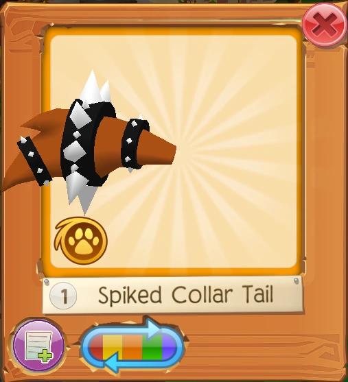 Spiked Collar Tail | Animal Jam Wiki | Fandom