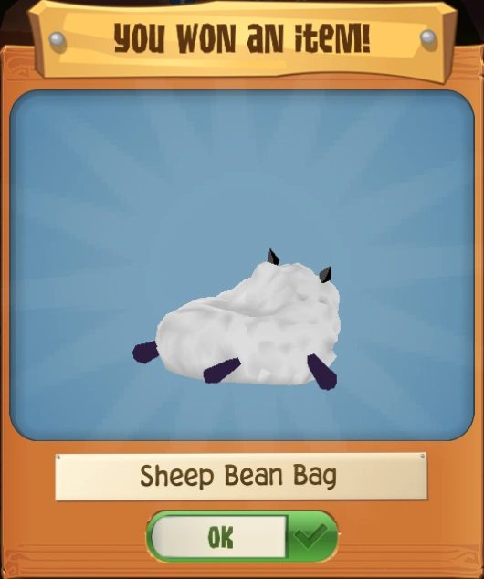 Sheep Bean Bag | Animal Jam Wiki | Fandom