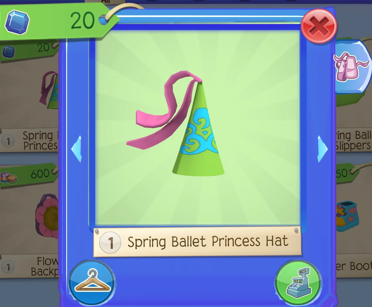 Spring Ballet Princess Hat | Animal Jam Wiki | Fandom
