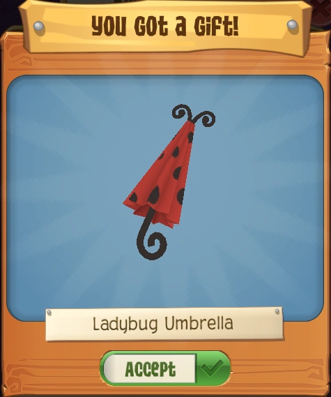 Ladybug Umbrella | Animal Jam Wiki | Fandom