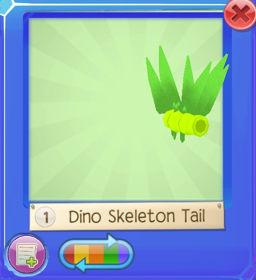 Dino Skeleton Tail | Animal Jam Wiki | Fandom