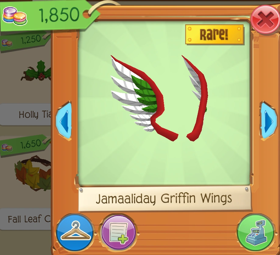 Jamaaliday Griffin Wings | Animal Jam Wiki | Fandom