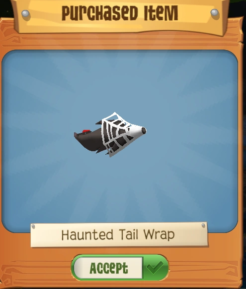 Haunted Tail Wrap | Animal Jam Wiki | Fandom