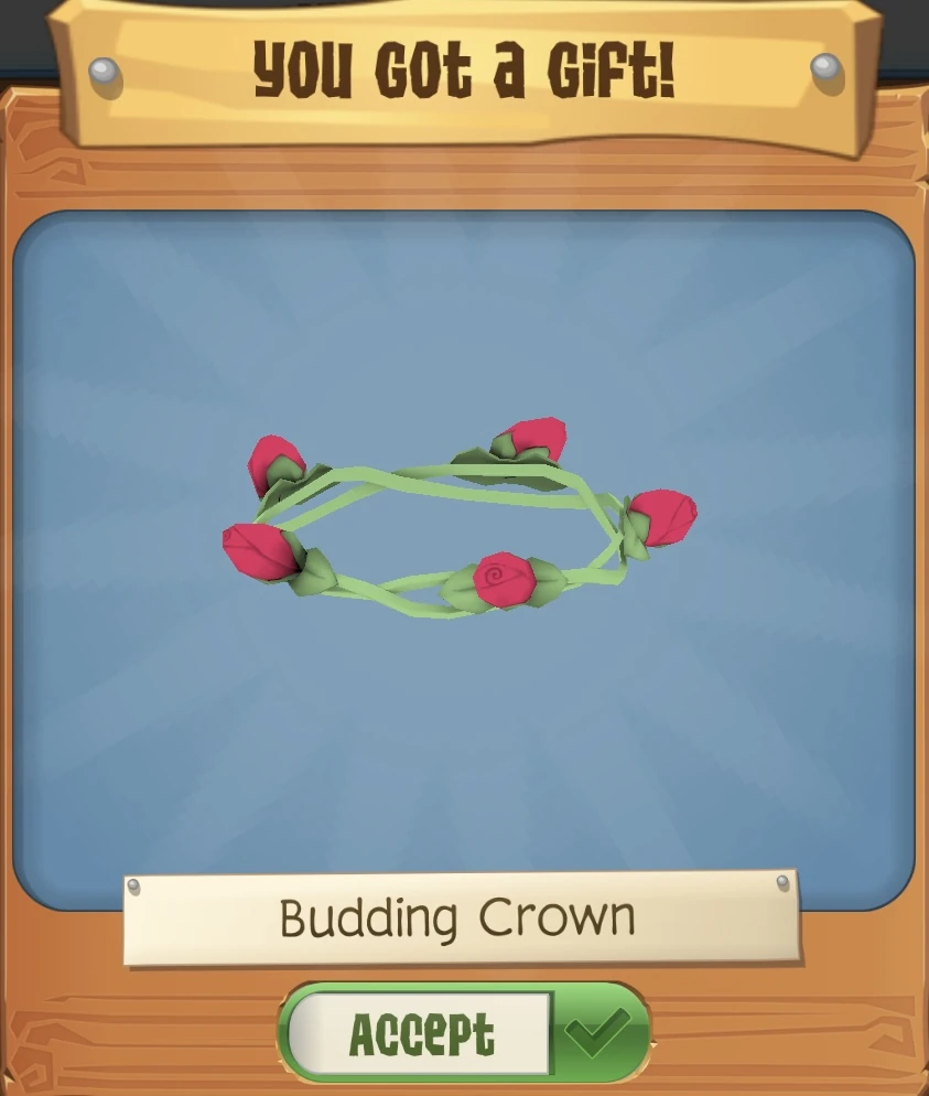Budding Crown/Login Gift | Animal Jam Wiki | Fandom