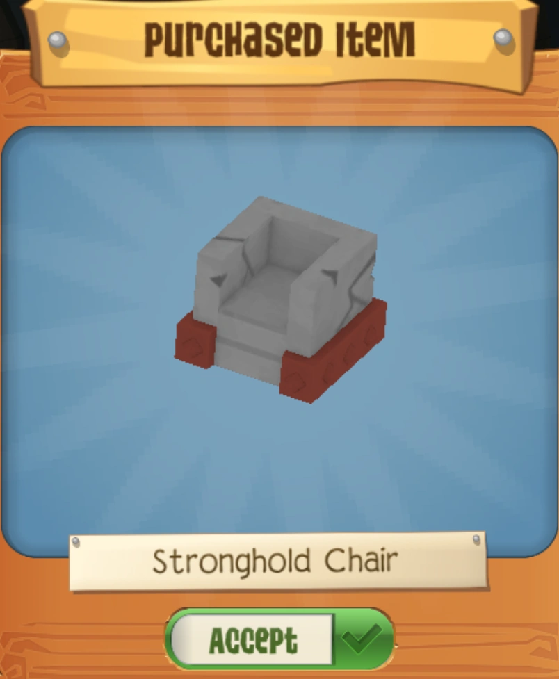 Stronghold Chair | Animal Jam Wiki | Fandom