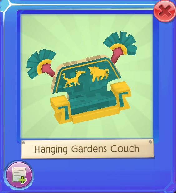 Hanging Gardens Couch | Animal Jam Wiki | Fandom