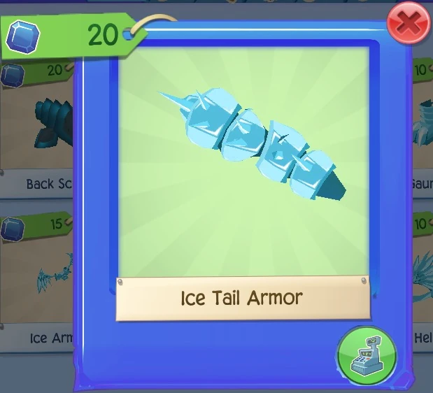 Ice Tail Armor | Animal Jam Wiki | Fandom