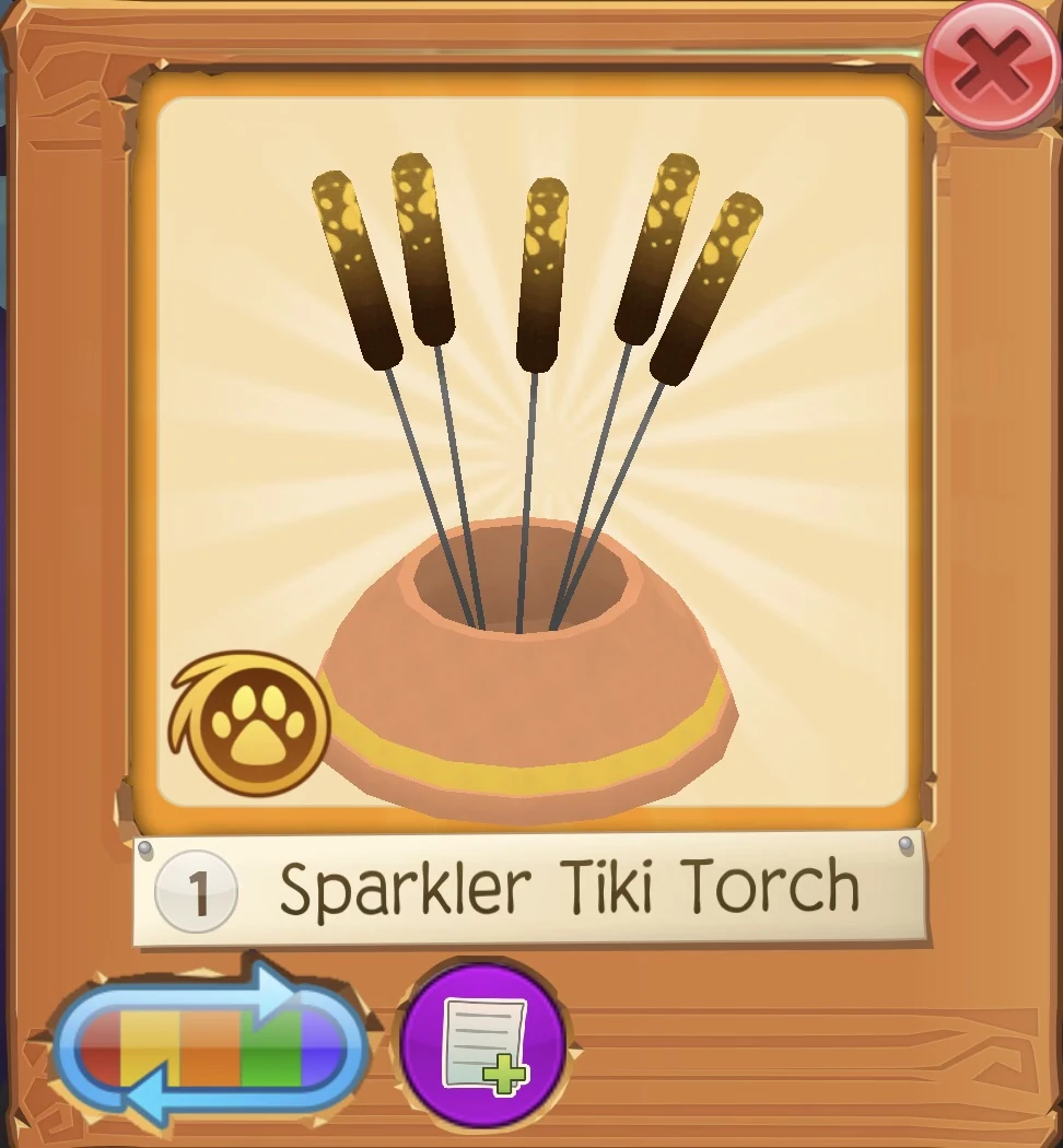 Sparkler Tiki Torch | Animal Jam Wiki | Fandom