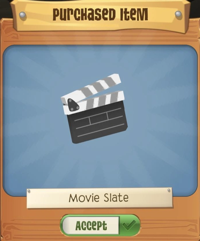 Movie Slate | Animal Jam Wiki | Fandom