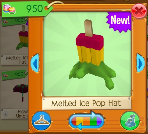 Melted Ice Pop Hat | Animal Jam Wiki | Fandom