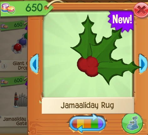 Jamaaliday Rug | Animal Jam Wiki | Fandom
