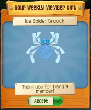 Ice Spider Brooch | Animal Jam Wiki | Fandom