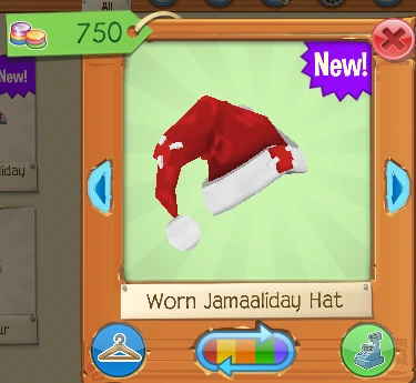 Worn Jamaaliday Hat | Animal Jam Wiki | Fandom