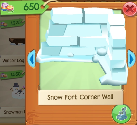 Snow Fort Corner Wall | Animal Jam Wiki | Fandom