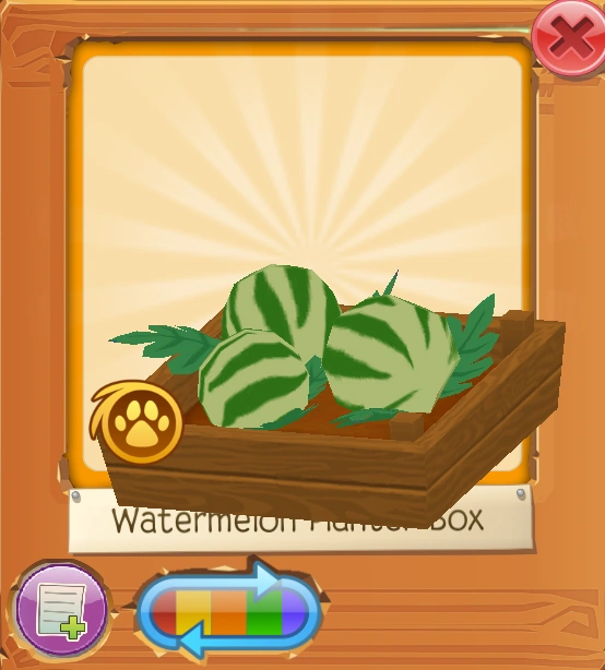Watermelon Planter Box | Animal Jam Wiki | Fandom