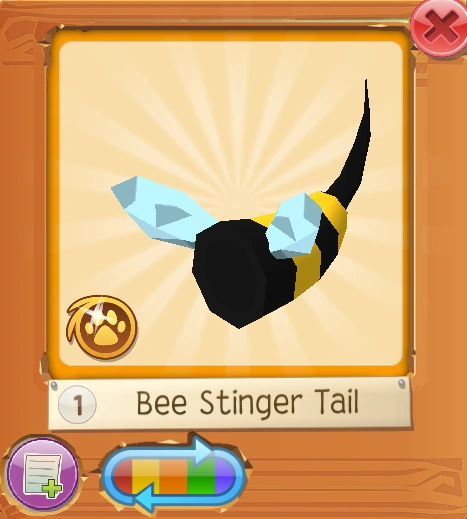 Bee Stinger Tail | Animal Jam Wiki | Fandom