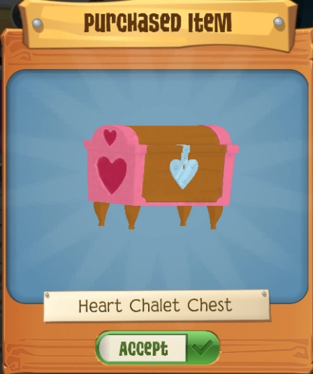 Heart Chalet Chest | Animal Jam Wiki | Fandom