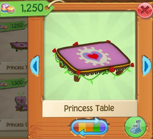 Princess Table | Animal Jam Wiki | Fandom