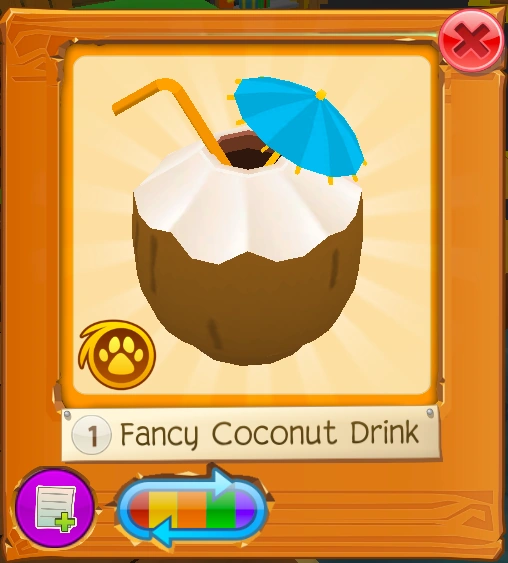 Fancy Coconut Drink | Animal Jam Wiki | Fandom
