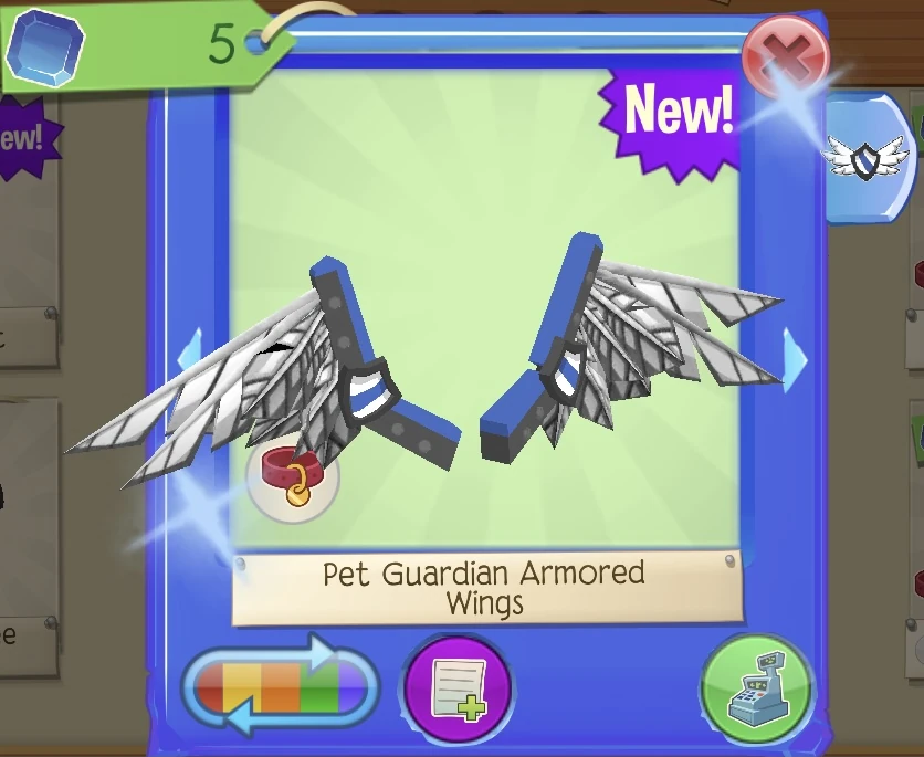 Pet Guardian Armored Wings | Animal Jam Wiki | Fandom