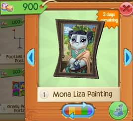 Mona Liza Painting | Animal Jam Wiki | Fandom