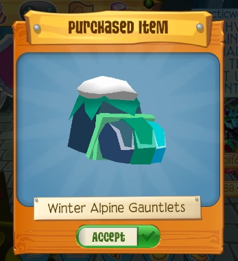 Winter Alpine Gauntlets | Animal Jam Wiki | Fandom