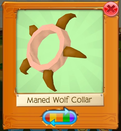 Maned Wolf Collar | Animal Jam Wiki | Fandom
