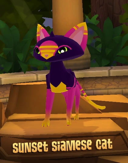 Sunset Siamese Cat | Animal Jam Wiki | Fandom