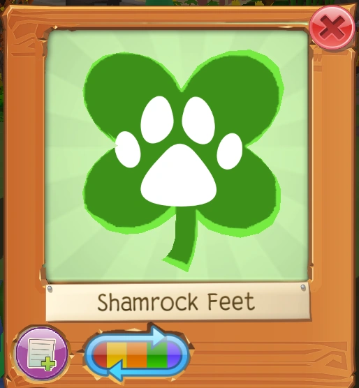 Shamrock Feet | Animal Jam Wiki | Fandom