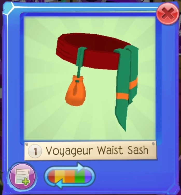 Voyageur Waist Sash | Animal Jam Wiki | Fandom