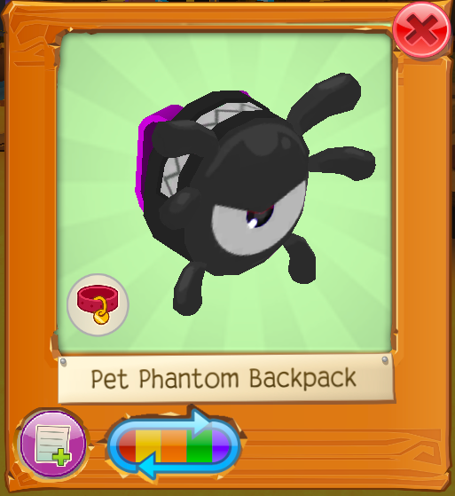 Pet Phantom Backpack | Animal Jam Wiki | Fandom