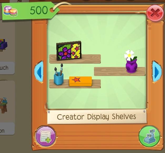 Creator Display Shelves | Animal Jam Wiki | Fandom