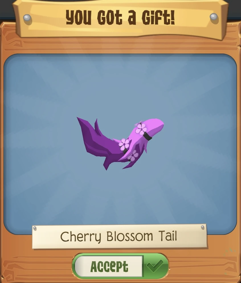 Cherry Blossom Tail | Animal Jam Wiki | Fandom