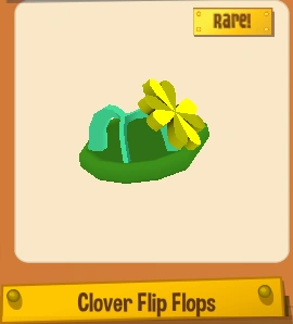 Clover Flip Flops/Leilani | Animal Jam Wiki | Fandom
